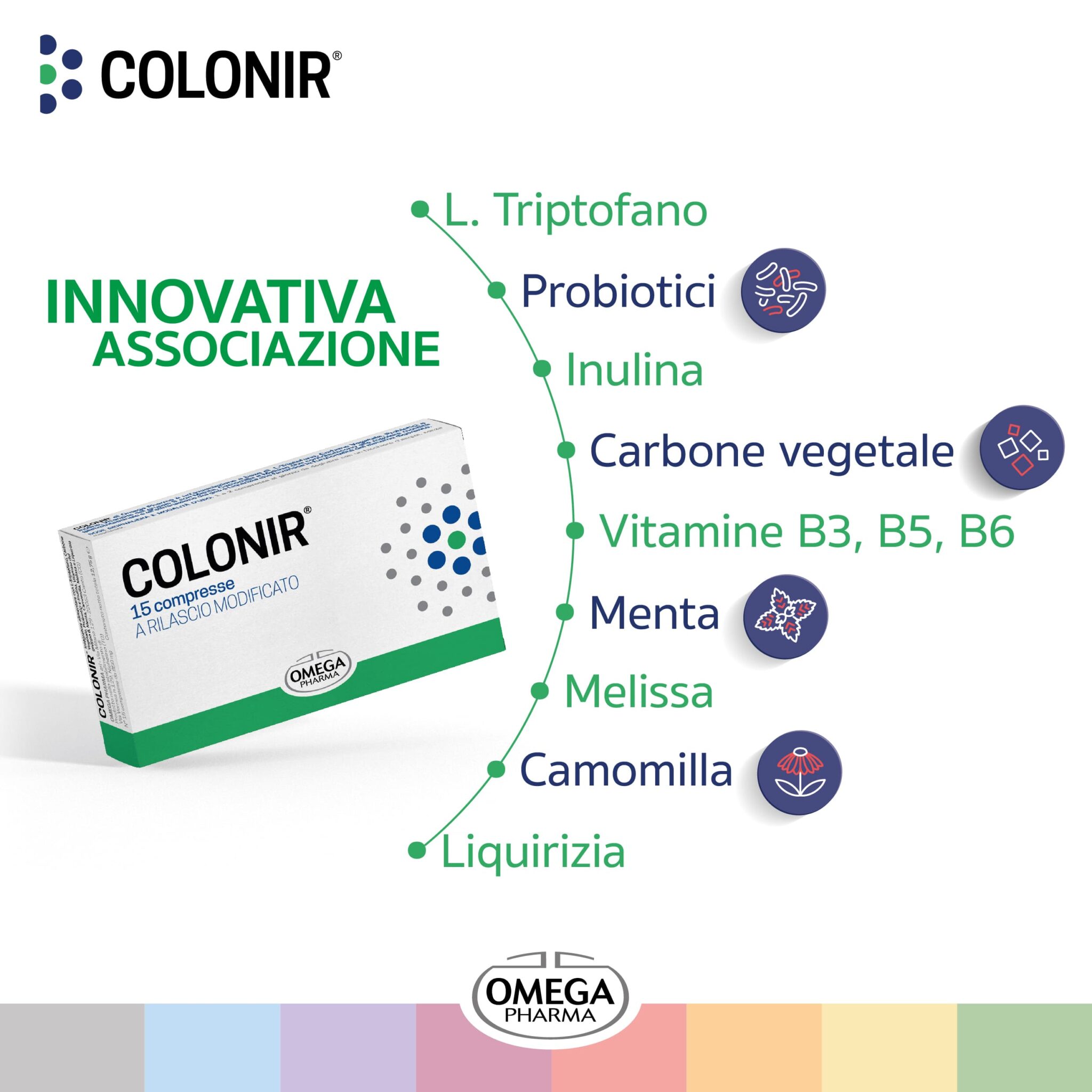 COLONIR - 15 compresse - OmegaPharma